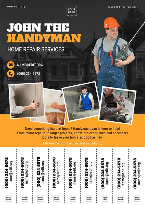 Free Tear Off Flyer Templates