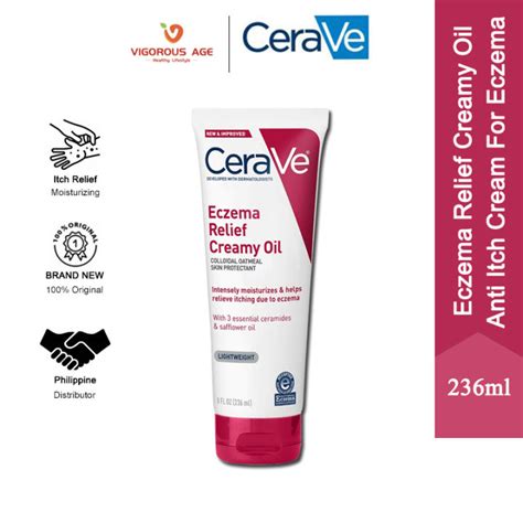 Cerave Eczema Relief Creamy Oil 236 Ml Lazada Ph