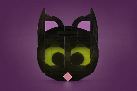 Black Cat Lego Halloween Lego Cool Lego Creations