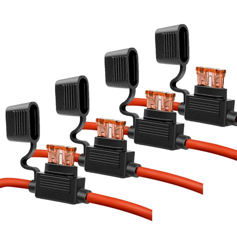 Buy 10 Gauge Fuse Holder 10 Awg Inline Fuse Holder With 40 Amp Atc