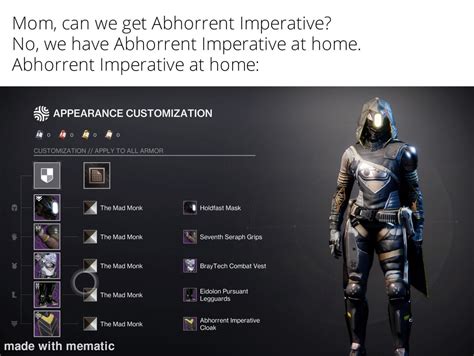 Abhorrent Imperative At Home R Destinyfashion
