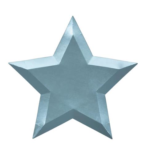 Metallic Foil Star Party Plates Metallic Foil Paper Plates Party