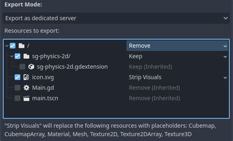 Export As Dedicated Server Selecting Folder Does Not Propagate To