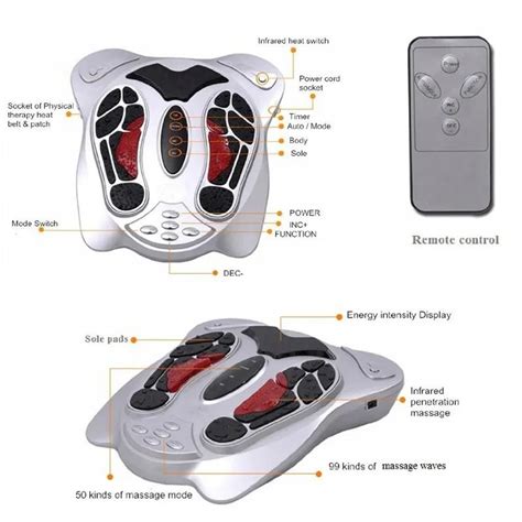 Carefit Electromagnetic Pulse Wave Foot Massager Spine Masters