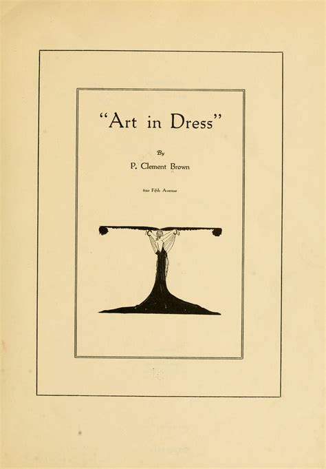 Art In Dress Library Of Congress