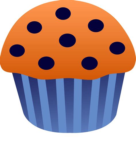 Blueberry Muffin Clipart