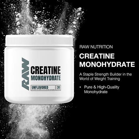 Raw Nutrition Unflavored Creatine Monohydrate Powder Nepal Ubuy