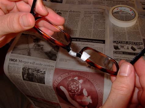 Repair Plastic Eyeglass Frame With Thread And Superglue 12 Steps With Pictures Instructables