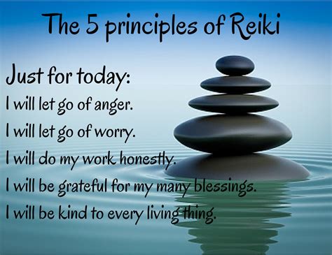 The 5 Principles Of Reiki Healing Hands Reiki And Spiritual Development