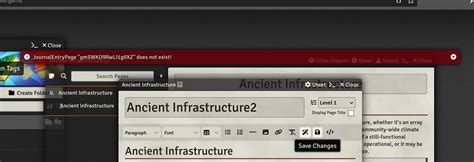 Compendium `journalentry`s Migrated From V9 Cant Update The
