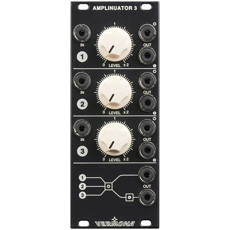 Vermona Amplinuator 3 Eurorack Amplifierattenuator Module Kraft Music