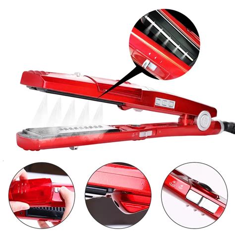 Ceramic Hair Straightener And Curler Professional Styling Tool For