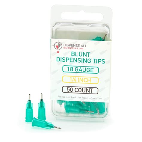 Dispense All 18 Gauge 14 Inch Blunt Tipped Dispensing Needle Luer