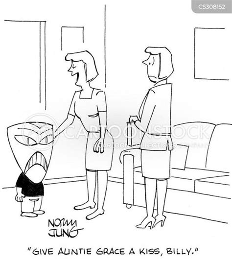 Aunty Cartoons And Comics Funny Pictures From CartoonStock
