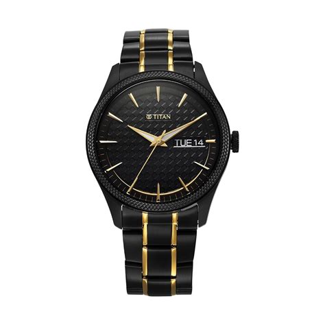 Buy Titan Regalia Opulent Quartz Analog With Day And Date Black Dial Two