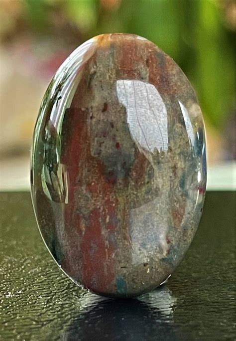 Heliotroop Edelsteen Cabochon Ovaal Medium Jalla Stones Edelstenen