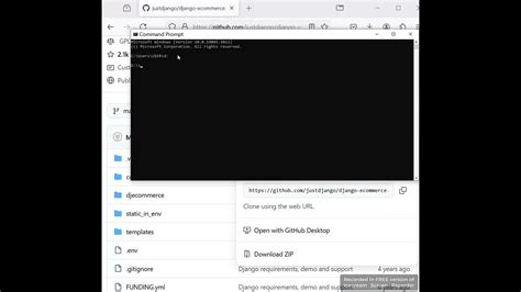 how to make github project clone copy youtube