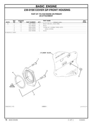 Caterpillar Cat Th560 B Telehandler Parts Catalogue Manual Sn Tbp00100
