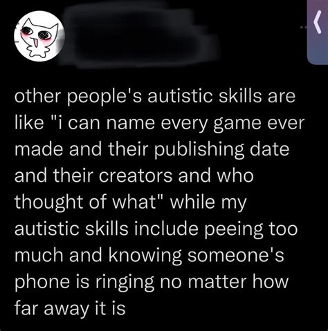 I Wrote A Tweet On Autistic Skills This Is A Joke Rautism