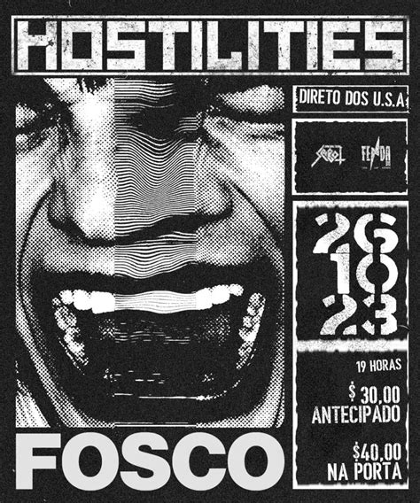 Hostilities São Paulo Agenda Metal