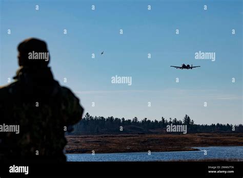 Fort Drum Ny Dec 12 2023 Two A 10 Thunderbolt Iis From The 104th