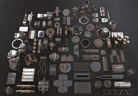 Star Wars Inspired Kitbash Set 3d Model By Ltcdata