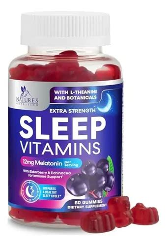 Gomas Para Dormir 12 Mg De Melatonina Natural Sleep Parcelamento