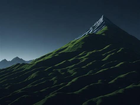 Premium Ai Image Hill Background