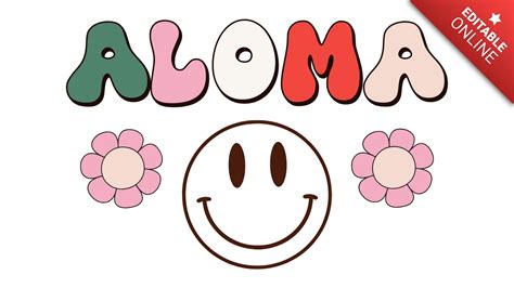 Aloma Colorful Sign Magic Christmas Editable Text Effect Generator