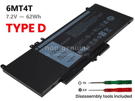 Dell Latitude E5250 Batteryhigh Grade Replacement Dell Latitude E5250