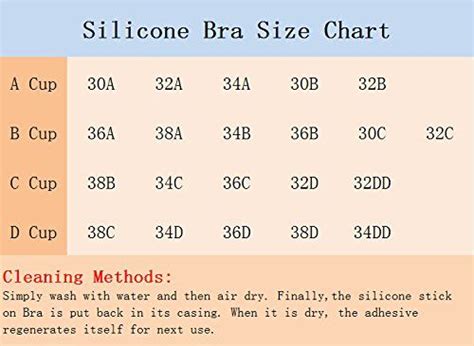 34c Breast Size Chart
