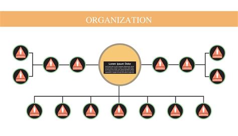 Premium Vector Organization Chart Infographics