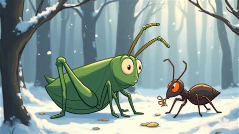 The Lazy Ant And The Wise Grasshopper Youtube