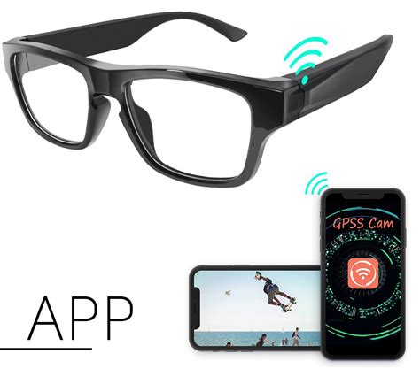 Live Stream Wifi Glasses Camera Spy For Smartphone Android Ios Full