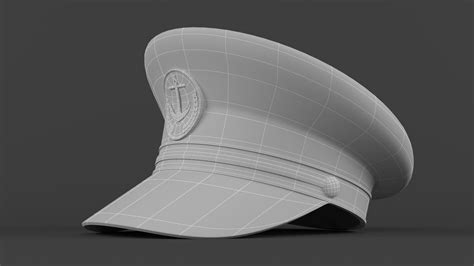 Captain Hat 3d Model Turbosquid 1955209