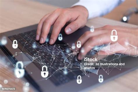 A Programmer Is Typing A Code On Computer To Protect A Cyber Security From Hacker Attacks And