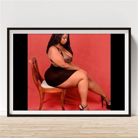 Girl Girls Love Bbw Photoshoot 8 Poster By Plus Size Instaprints