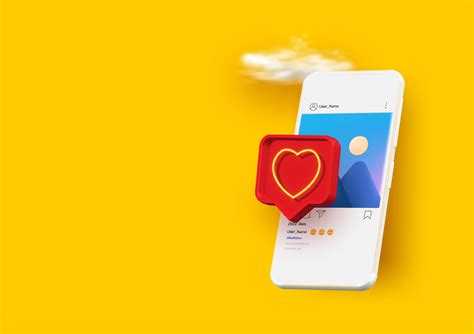 Vector Illustration Smartphone With Heart Emoji Speech Bubble Get Message On Screen Social