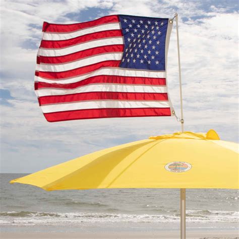 Beachbub® American Flag Pole For Beach Umbrella Beachbub® Usa