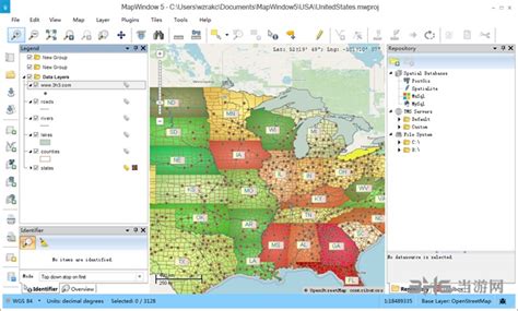 mapwindow下载 map window gis绘图软件 最新免费版v5 5 0 0 下载 当游网