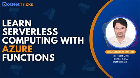 Learn Serverless Computing With Azure Functions Creating Azure Functions Dotnettricks Youtube