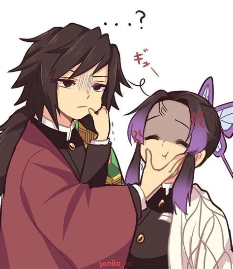 Tomioka Giyuu X Shinobu Kocho Giyushino Kimetsu No Yaiba Báo