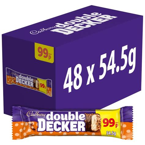 Cadbury Double Decker Chocolate Bar 54 5g 99p Pmp