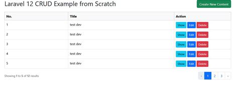 🚀 master laravel crud in laravel 12 raviya technical