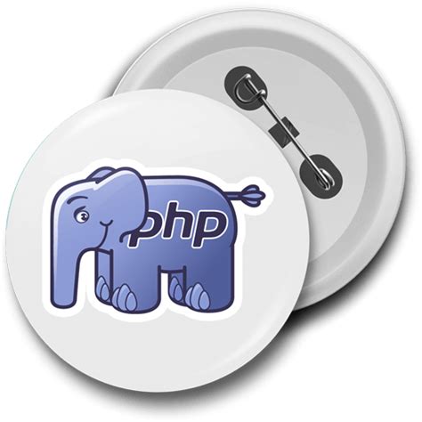 Php Elephant Badge Just Stickers Just Stickers