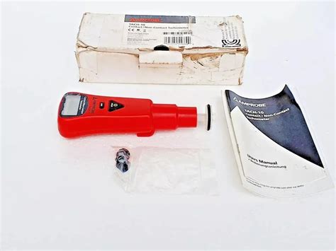 Amprobe Tach 10 Tachometer Contact And Non Contact Digital Tachometer