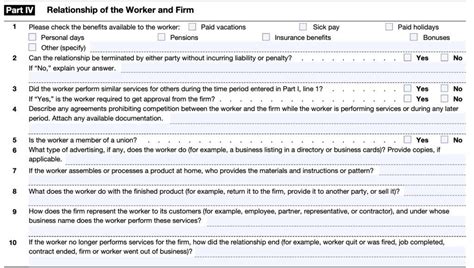 Irs Form Ss 8 Instructions Irs Determination Of Worker Status