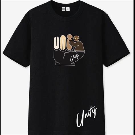 Black Unity Tee Unity Fist Etsy