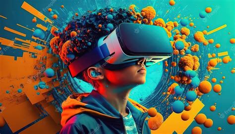 Premium Photo Metaverse Concept And Virtual World Elements Silhouette