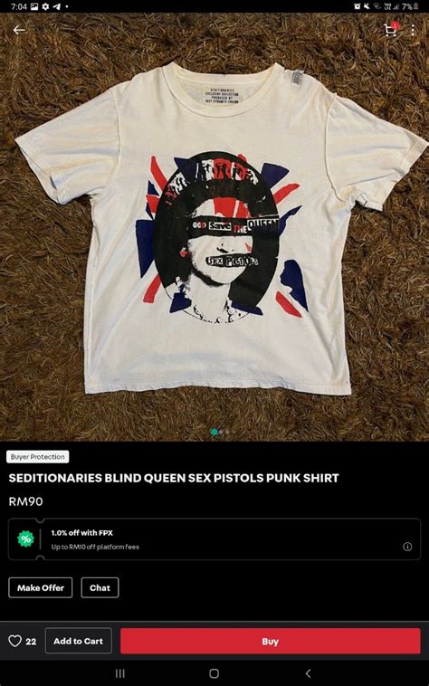 Seditionaries Sex Pistols Womens Fashion Activewear On Carousell